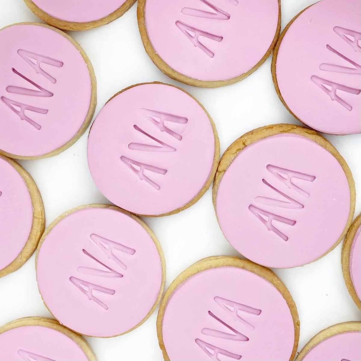 Medium Cursive Font Cookies | Mint Cake and Party