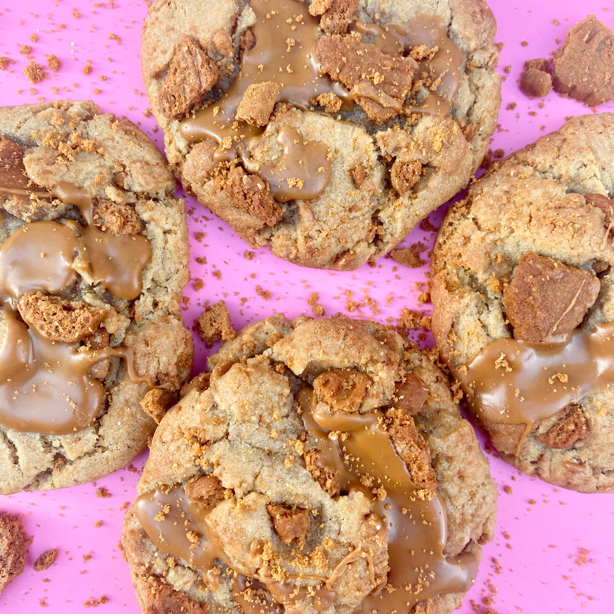 Biscoff Chunky Cookies | Mint Cake and Party