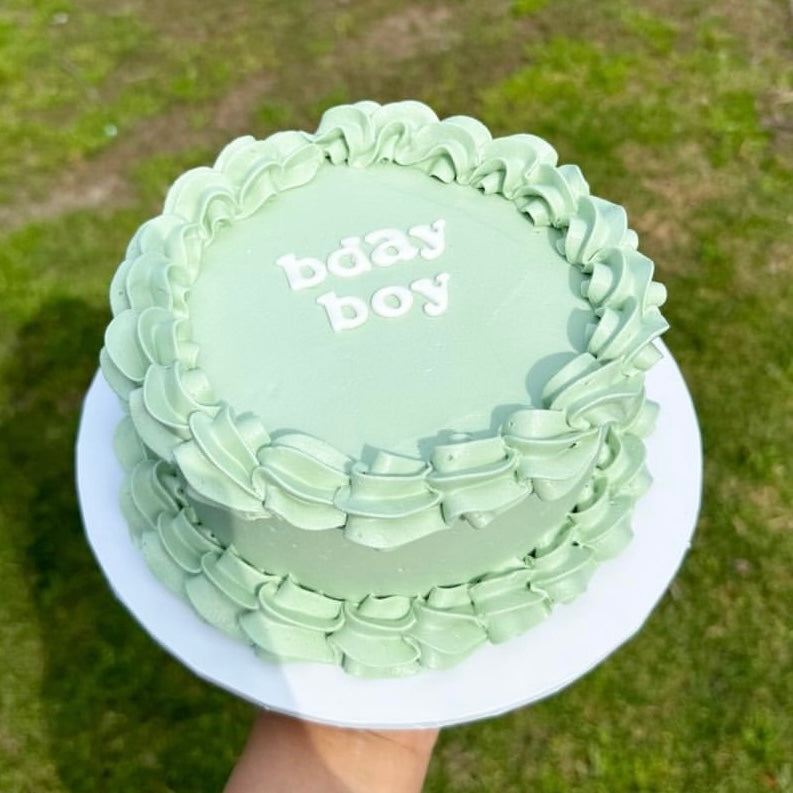 Vintage Cake - Style 1 | Mint Cake and Party