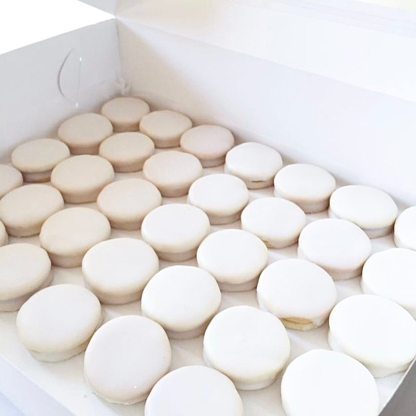 Napolitaines (Lemon Blueberry Shortbreads) White | Mint Cake and Party